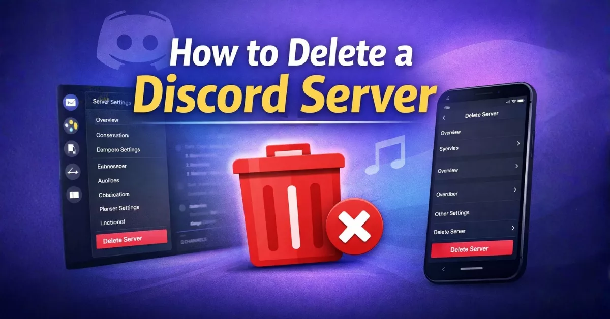 How to Delete a Discord Server on Desktop and Mobile — PfpFinder.com